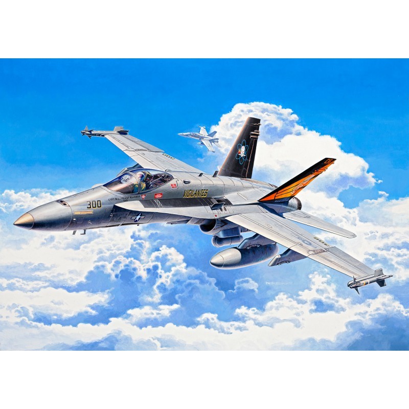 REVELL 1/72 AIRCRAFT F/A-18C HORNET 04894