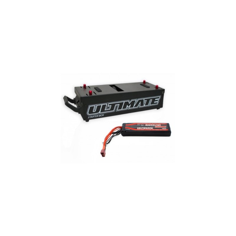 COMBO ULTIMATE RACING STARTER BOX COM 11.1V. 3500MAH LIPO BATTERY STICK ...