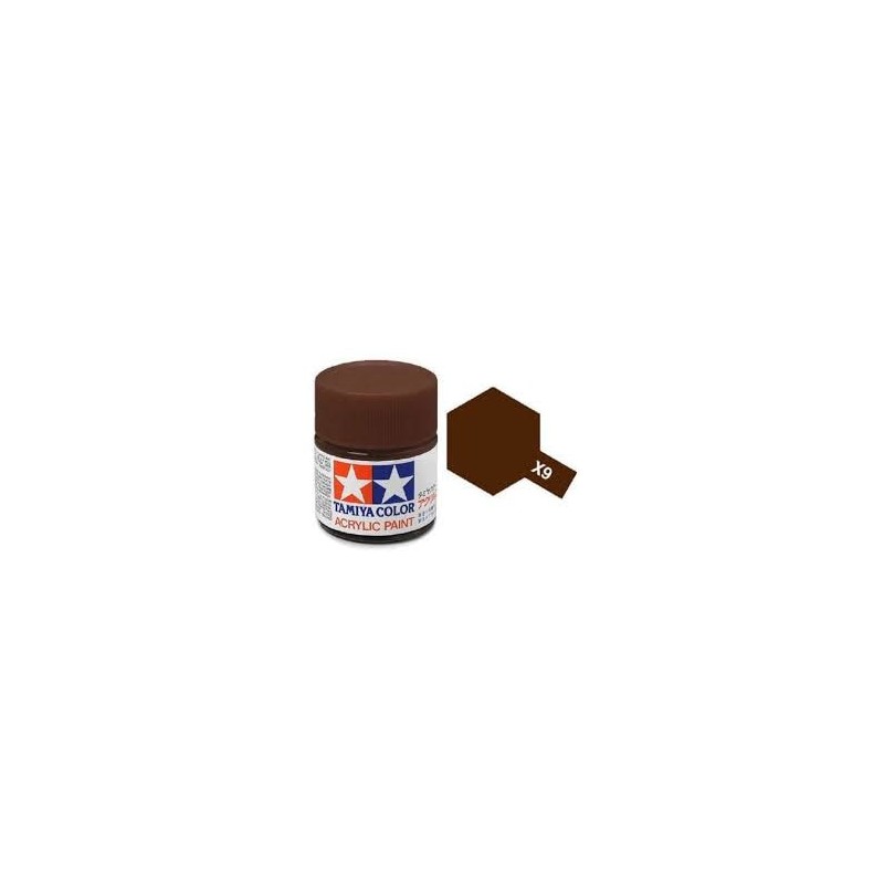X-9 BROWN TAMIYA ACRYLIC PAINTS 23ml