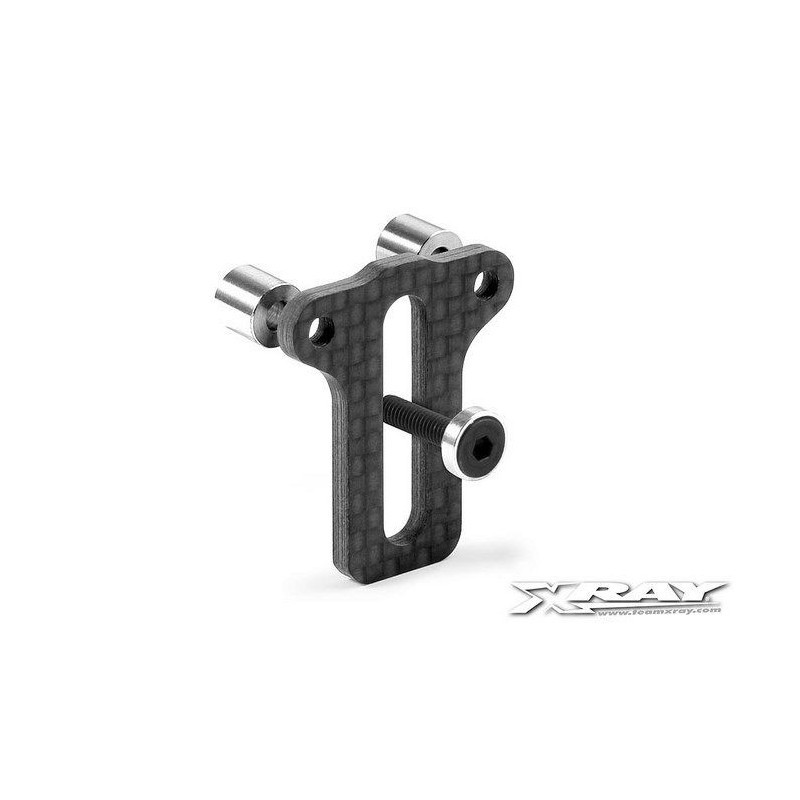 XRAY GRAPHITE REAR BODY CENTERING PLATE - SET - 341381