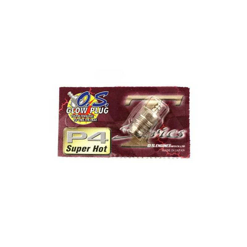 O.S. P4 Turbo Glow Plug "Super Hot"