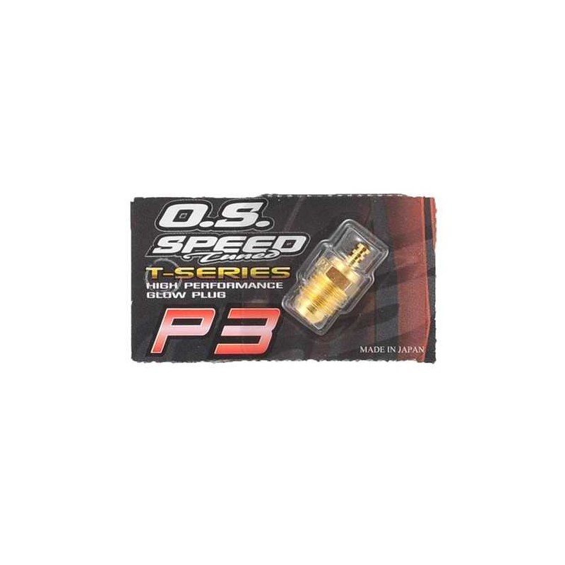 O.S. P3 Gold Turbo Glow Plug "Ultra Hot"