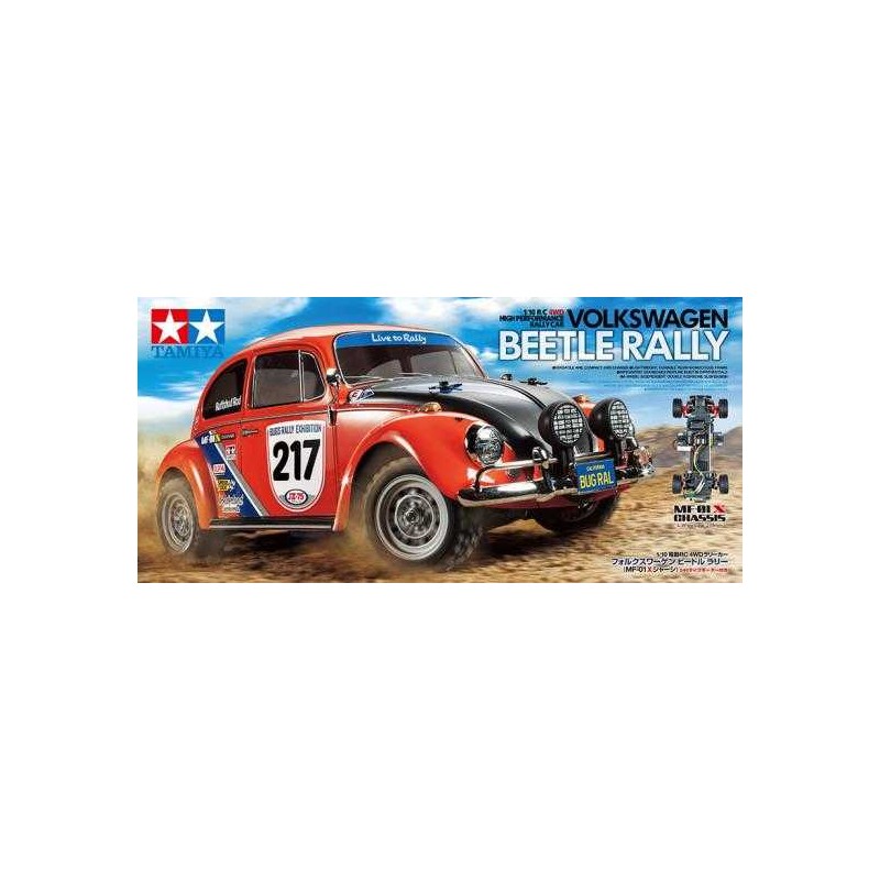 KIT RC 1/10 VW BEETLE RALLY MF-01X TAMIYA 58650