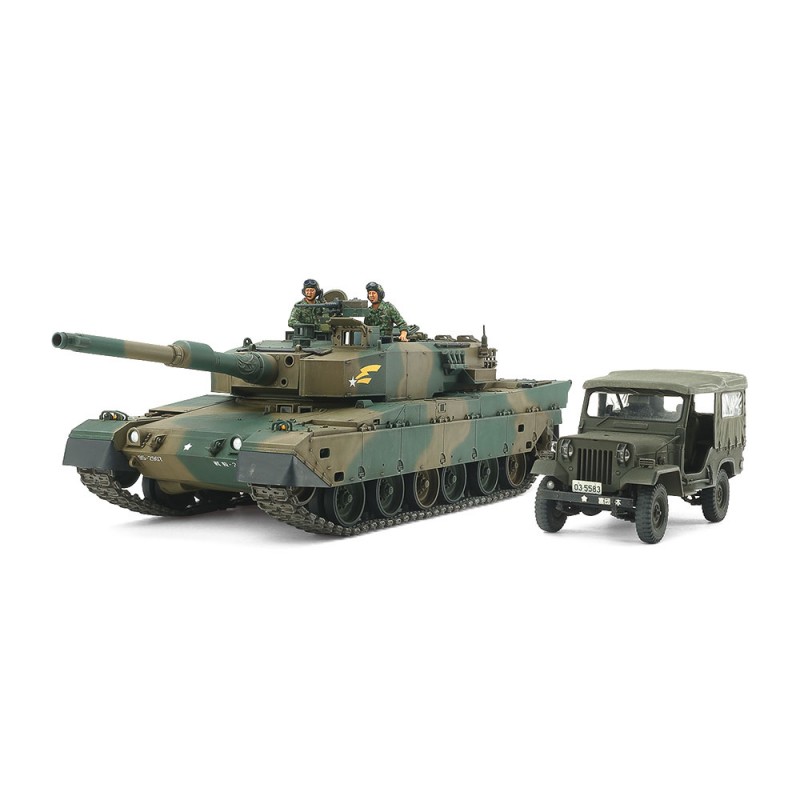 JGSDF Type 90 Tank & Type 73 Light Truck Set, Tamiya 25186 (2018).