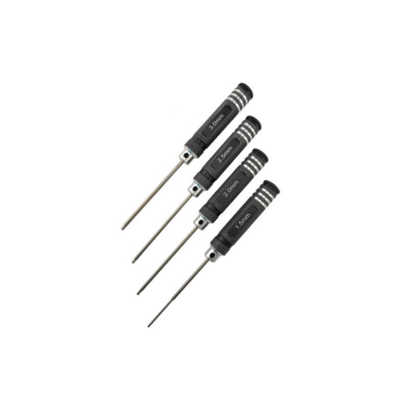 HEX DRIVERS SET 1.5/2.0/2.5/3.0MM.